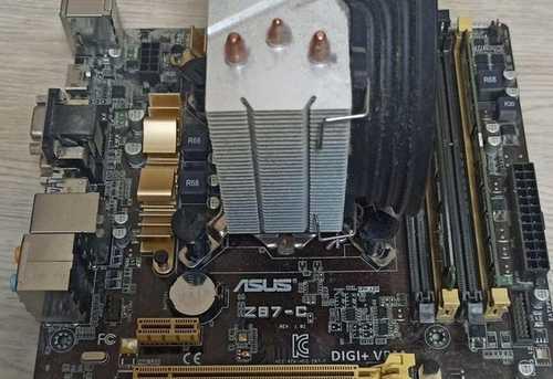 Asus Z87-C, intel Core i7 комплект