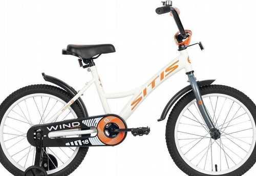 Велосипед sitis wind 18 (2023) White-Orange Vol199