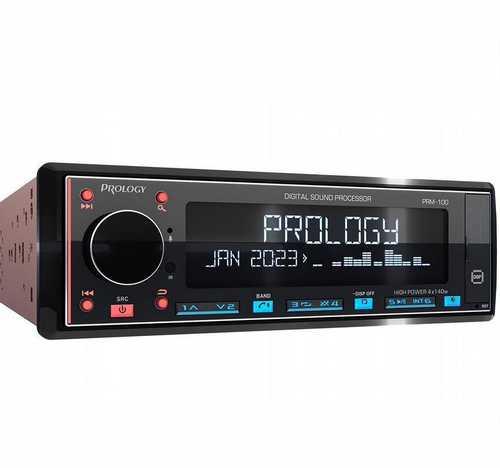 Автомагнитола prology PRM-100 FM/USB/BT с DSP проц