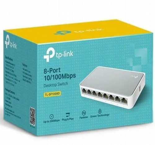 8-портовый коммутатор TP-Link TL-SF1008D