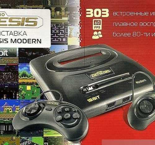 16 bit Приставка Retro Genesis Modern (303 игры)