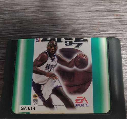 Картридж для sega mega drive NBA live 97