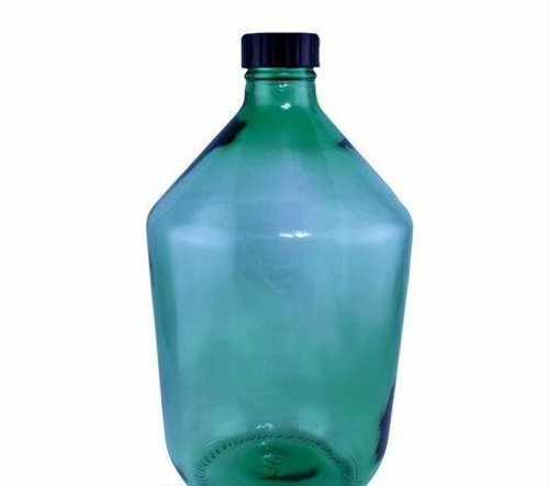 Стеклянная бутыль ссср, 10 л Зеленая