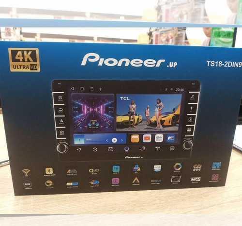 Android магнитола 4+32Gb Pioneer TS18-2D 4G+sim