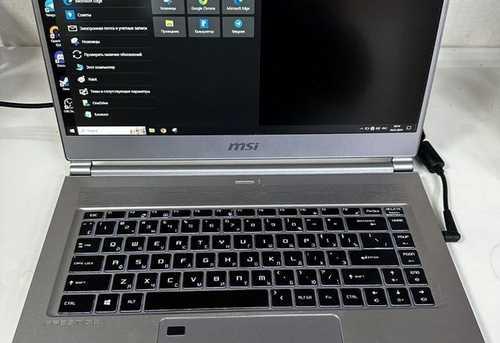 Ноутбук MSI creator p65 9SD