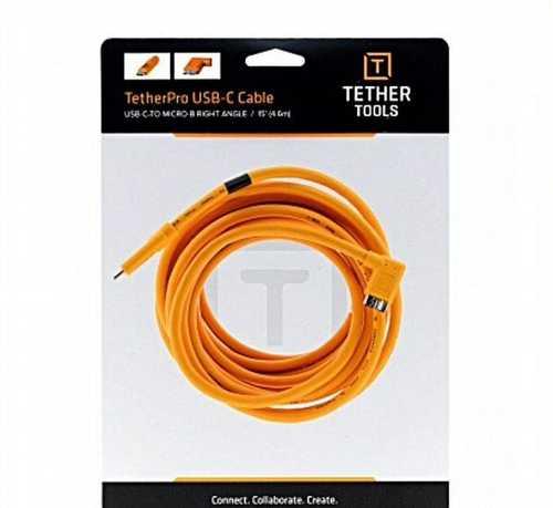 Кабель Tether Tools TetherPro USB-C to 3.0 Micro-B