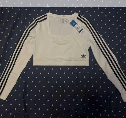 Adidas White Long Sleeve Tee Женский