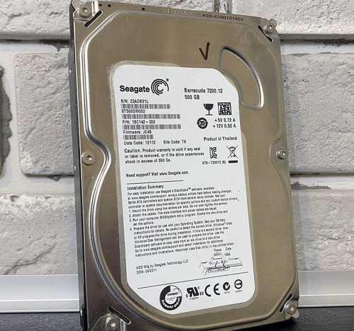 Жёсткий диск 3.5" 500GB Seagate (6Gb/s)