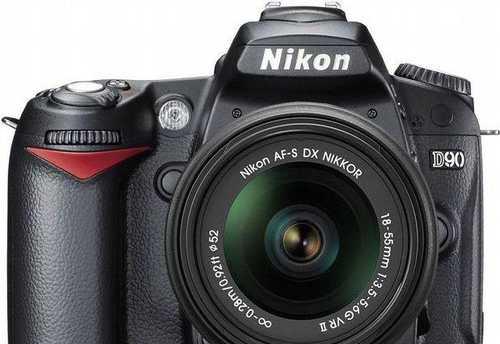 Nikon D90(18-55мм VR II) Сумка+16гб+З/устр+Ремень+