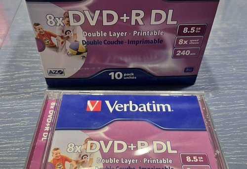 Болванка диски Verbatim DVD+R DL 8,5Gb