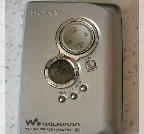 Кассетный плеер sony walkman wm fx 522