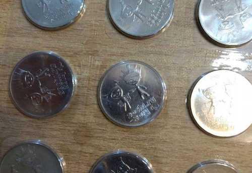 Монеты 25 р. Сочи 2014