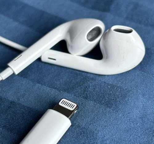 Наушники apple earpods lightning оригинал