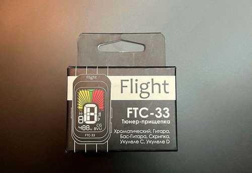 Тюнер для гитары, укулеле flight FTC-33