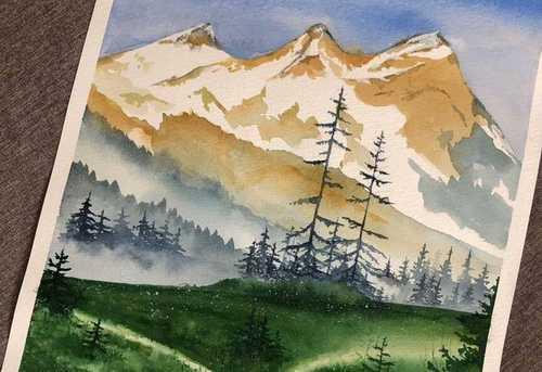 Картина "Полдень в горах"
