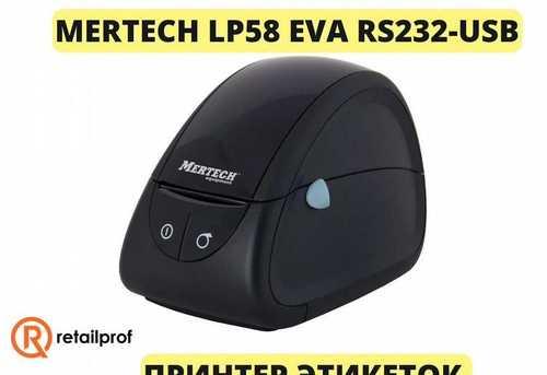 Принтер этикеток mertech LP58 EVA RS232-USB