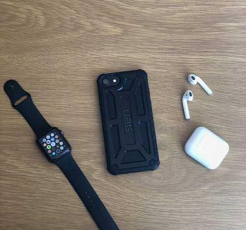 Продам iPhone SE3, Apple Watch, Airpods