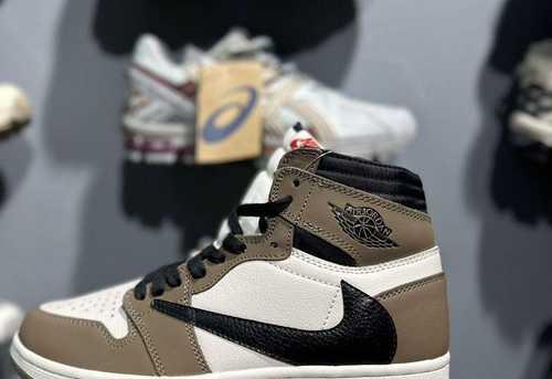 Кроссовки Nike air jordan 1 travis scott