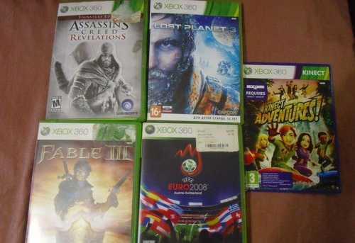 Xbox 360-лицензионные игры-5 дисков