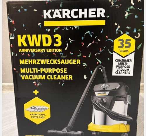 Абсолютно новый пылесосkarcher KWD3