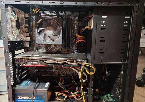 Компьютер Ryzen 5 2600+GTX 1070+16gb