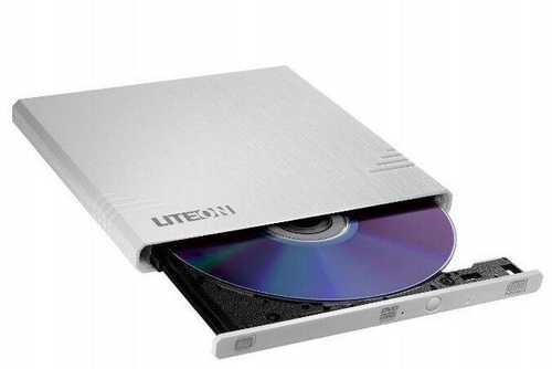 Привод Lite-On DVD-RW eBAU108 белый USB slim внешн