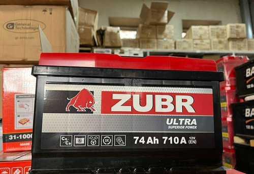 Аккумулятор 74 Ач Zubr Ultra Exide на Газель