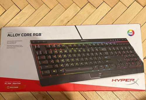 Игровая клавиатура hyperx alloy core rgb