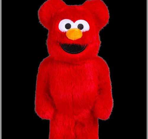 Фигура Bearbrick x Sesame Street Elmo Costume 400%