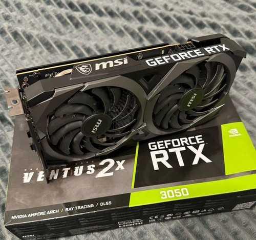 Видеокарта MSI GeForce RTX 3050 ventus 2X