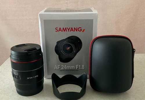 Объектив Samyang AF 24mm f/1.8 Sony E