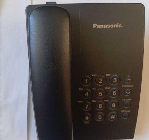 Телефон Телефон Panasonic KX-TS2350RUB (черный)