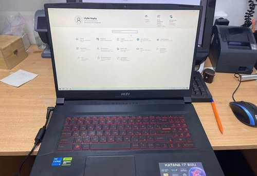 Игровой ноутбук MSI Katana 17/Core i5-12450H/RTX 2