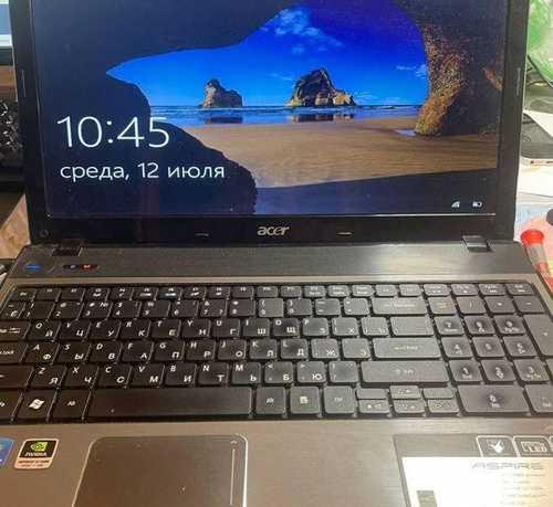 Ноутбук Acer Aspire 5741G i5/4/256/15.6"