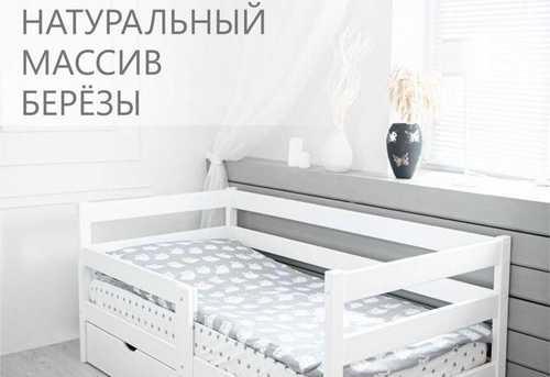 Кровать детская из массива берёзы 160x80