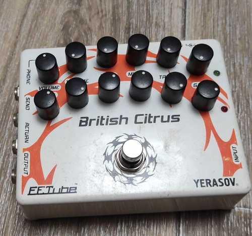 Гитарная педаль преамп Yerasov British Citrus