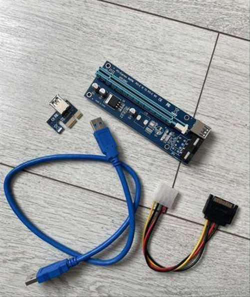 Райзер pci-e 1x-16x