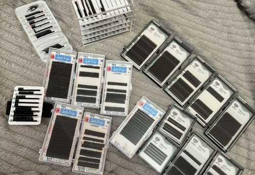 Ресницы и инструменты для наращивания ресниц