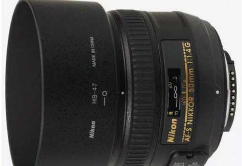 Объектив Nikon AF-S Nikkor 50MM f/1.4G
