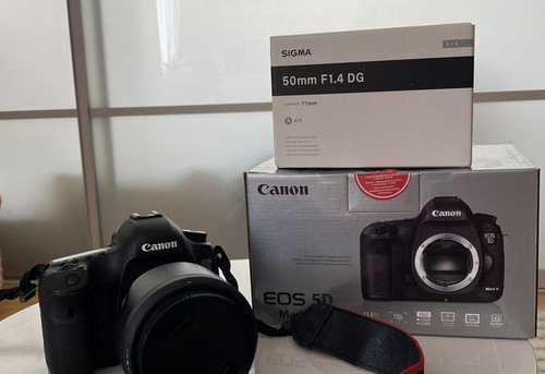 Canon 5D Mark III + Sigma Art 50 mm 1.4 DG HSM