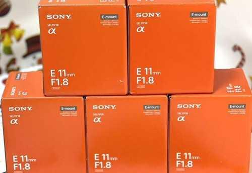 Sony E 11mm f/1.8 Новый