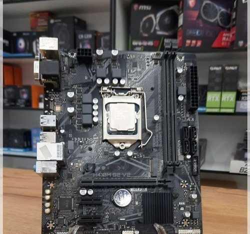 Материнская плата lga 1200 i3 10100f h410