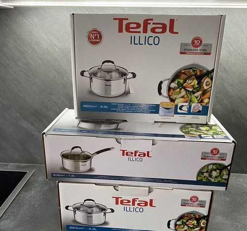 Набор кастрюль Tefal illico