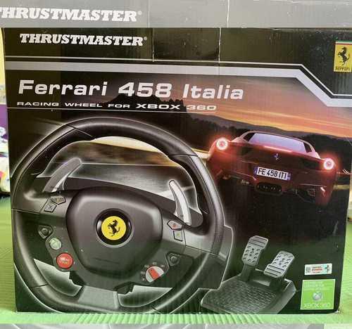 Продам игровой руль thrustmaster ferrari 458 itali