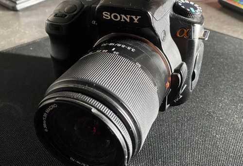 Зеркальный фотоаппарат sony200