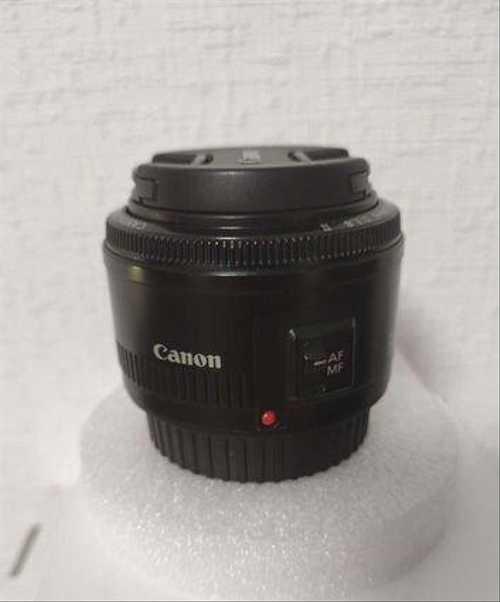 Объектив canon EF 50mm 1 8