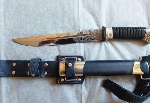 Охотничий нож "Пластунский" с гравировкой