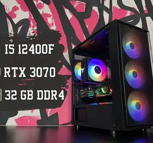 Новый мощный компьютер RTX 3070/i5 12400f/32gb DDR