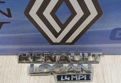 Надпись монограмма буква Renault logan