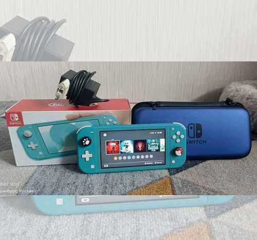 Nintendo switch lite прошитая 256 гб